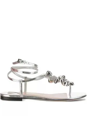 Mach & Mach Crystal-embellished Sandals