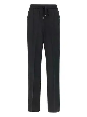 Iceberg Logo-patch Trousers - Black