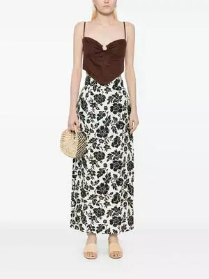 Posse Romeo Column Skirt - Black