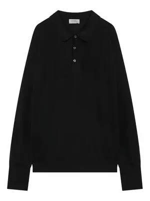 John Smedley Finchley Polo Shirt - Black