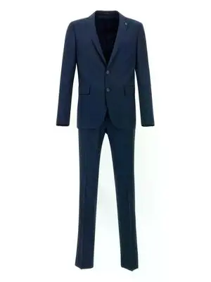 Tagliatore Virgin-wool Suit - Blue
