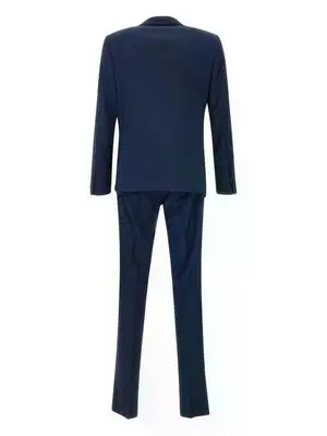 Tagliatore Virgin-wool Suit - Blue