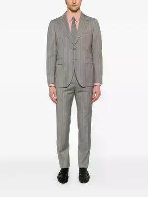 Tagliatore Striped Suit - Grey