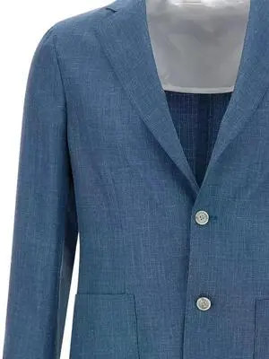 BARBA NAPOLI Single-breasted Blazer - Blue