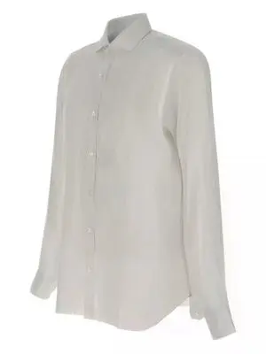 BARBA NAPOLI Linen Shirt - White