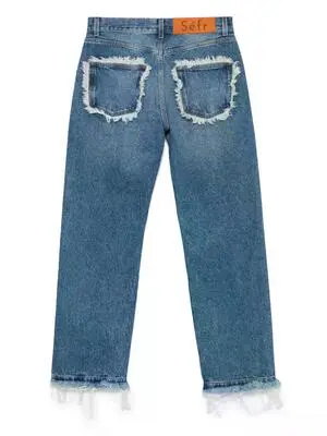 Séfr Frayed-cut Jeans