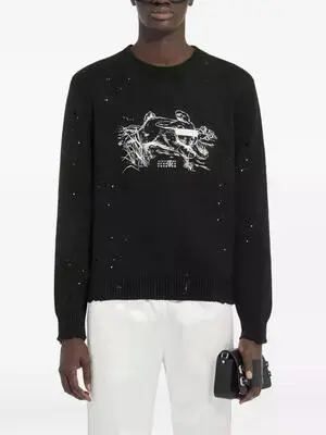 MAISON MARGIELA Crew-neck Sweater - Black