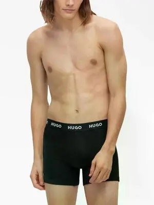 Hugo Logo-waistband Cotton Boxers
