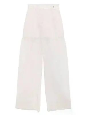Alberta Ferretti Cotton Trousers