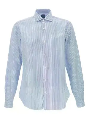 BARBA NAPOLI Striped Shirt - Blue