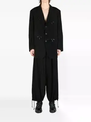 Yohji Yamamoto Zip-detail Blazer