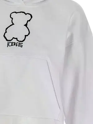 Iceberg Cotton Fleece-back Hoodie