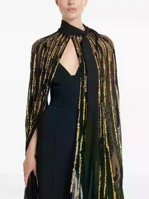 Elie Saab Bead-embellished Cape