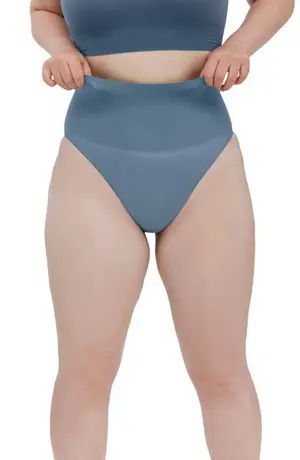 NOODY Seamless Sculpt High-waisted Panties - Grey Jeans