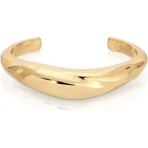 Ettika Ettika Fluid Elegance Cuff Bracelet Gold