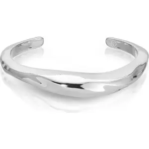 Ettika Fluid Elegance Cuff Bracelet - Silver