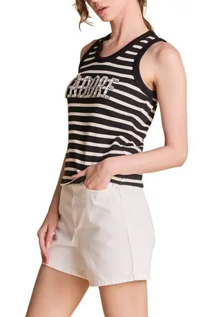 Endless Rose J'adore Striped Tank