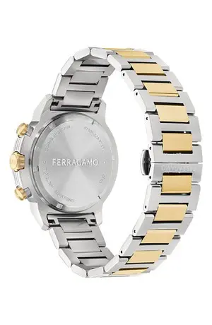 FERRAGAMO Sport Chronograph Bracelet Watch - Two Tone