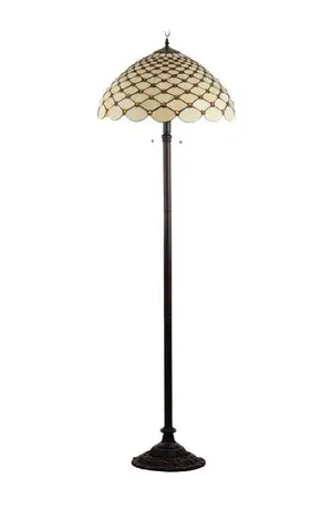 JONATHAN Y Lee Tiffany-style 62" Led Floor Lamp