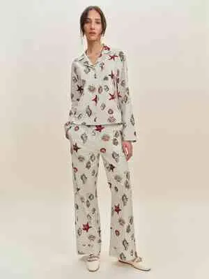 REFORMATION Coco Pajama Set Beachy