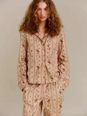 REFORMATION Coco Pajama Set - Pink