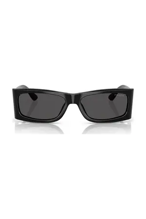 Prada Rectangle Frame Sunglasses - Black