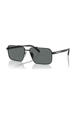 Prada Rectangle Sunglasses - Black