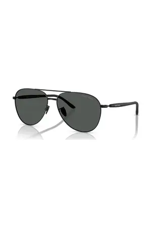 Giorgio Armani Aviator Sunglasses - Black