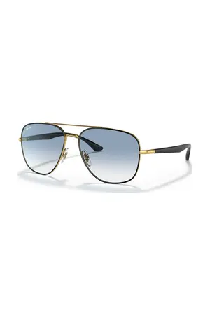 Ray-ban Square Metal Sunglasses - Black
