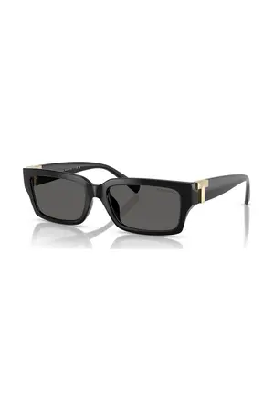 TIFFANY SUNGLASS HUT Tiffany & Co. Rectangle Sunglasses - Black