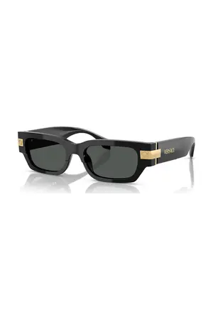 Versace Rectangle Sunglasses - Black