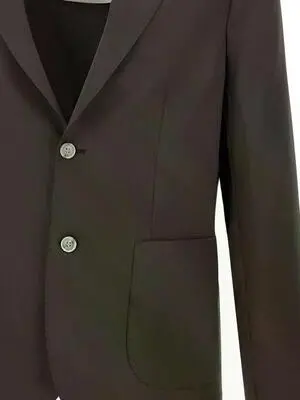 BARBA NAPOLI Wool Blazer - Brown