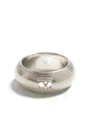 Valentino Garavani Ovalette Metal Ring - Silver