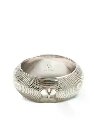 Valentino Garavani Ovalette Metal Ring - Silver