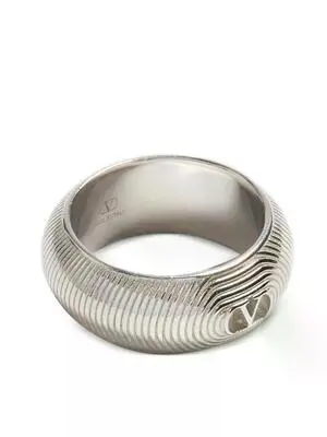 Valentino Garavani Ovalette Metal Ring - Silver
