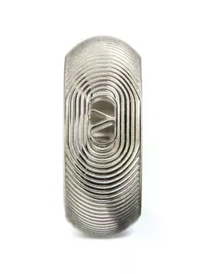 Valentino Garavani Ovalette Metal Ring - Silver