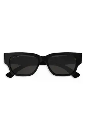 Gucci Logo-print Sunglasses - Black