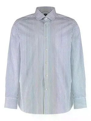 Zegna Striped Shirt - Blue