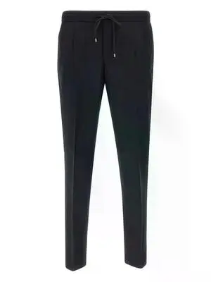 BRIGLIA 1949 Wimbledons Trousers - Black
