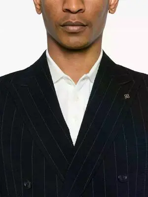 Tagliatore Pinstriped Suit - Blue