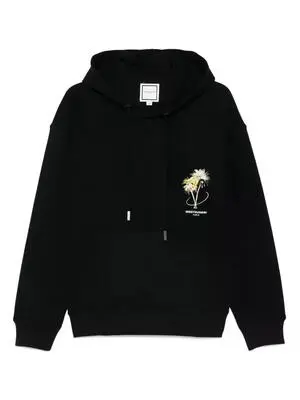 WOOYOUNGMI Printed Hoodie - Black