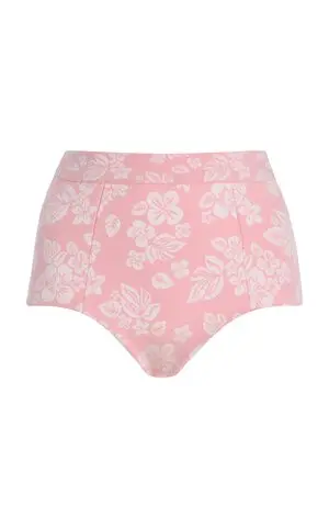 HIGH SPORT Floral Print Mini Shorts - Pink