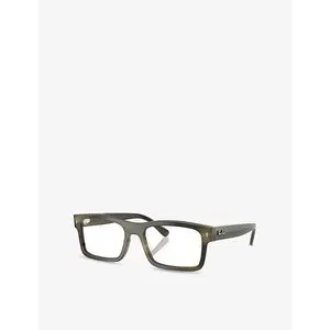 Ray-ban Rectangle-frame Optical Glasses - Brown