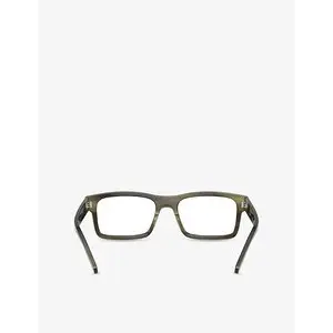 Ray-ban Rectangle-frame Optical Glasses - Brown
