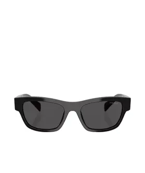 Prada Butterfly-frame Acetate Sunglasses - Black
