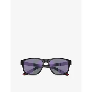 Prada Ps 06ys Pillow-frame Sunglasses - Black