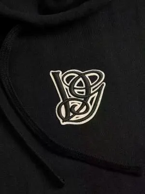 Valentino Garavani Cotton Hooded Sweatshirt With Vg Patch