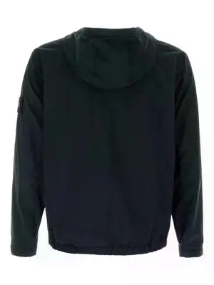 Stone Island Jersey Hooded Jacket - Black