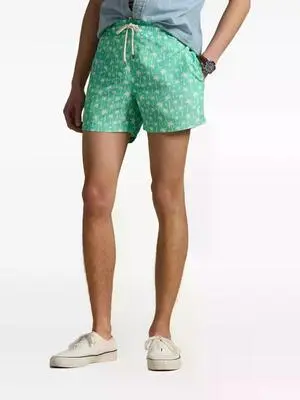 Polo Ralph Lauren Palm Tree Swim Shorts - Green