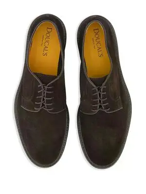 DOUCAL'S Leather Derby Shoes - Brown